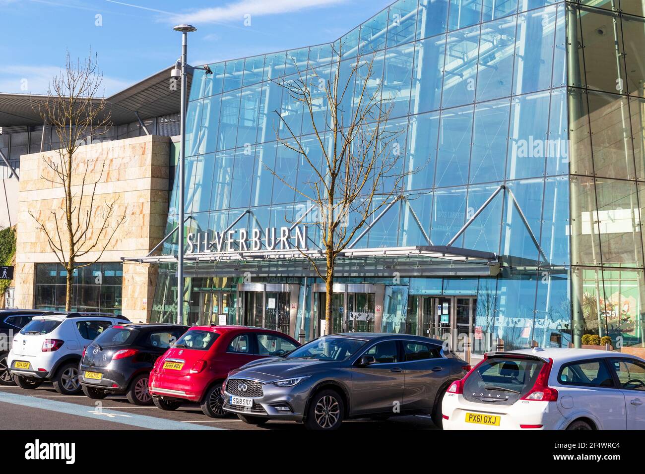 Exterior of Silverburn shopping mall, Pollok, Glasgow, Scotland Stock ...