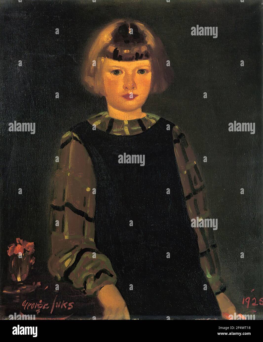 George Luks - Portrait Miss Ruth Breslin 1925 Stock Photo - Alamy