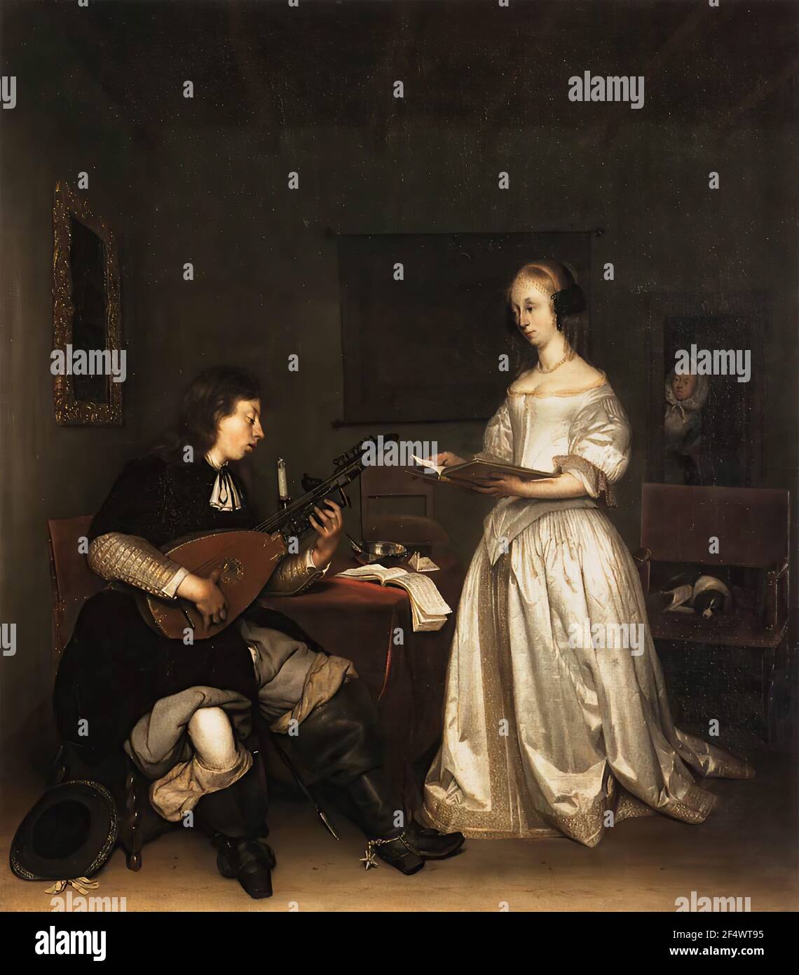 Theorbo player hi-res stock photography and images - Alamy