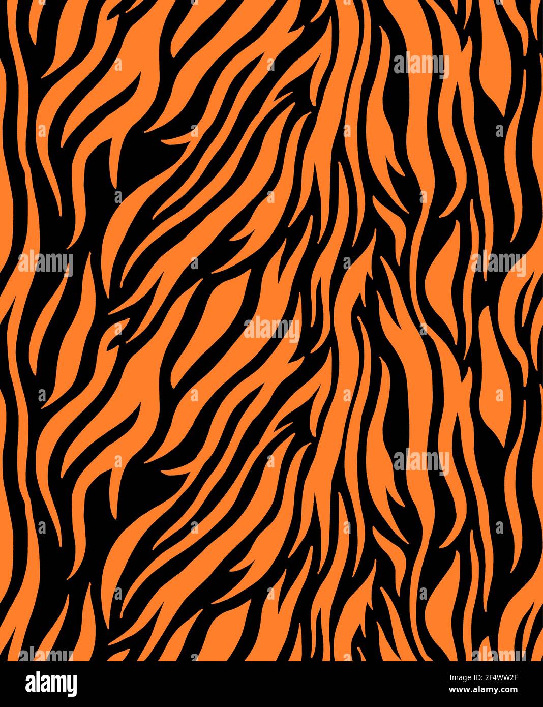 Tiger stripes pattern vector design. Tiger stripes fashion print ...