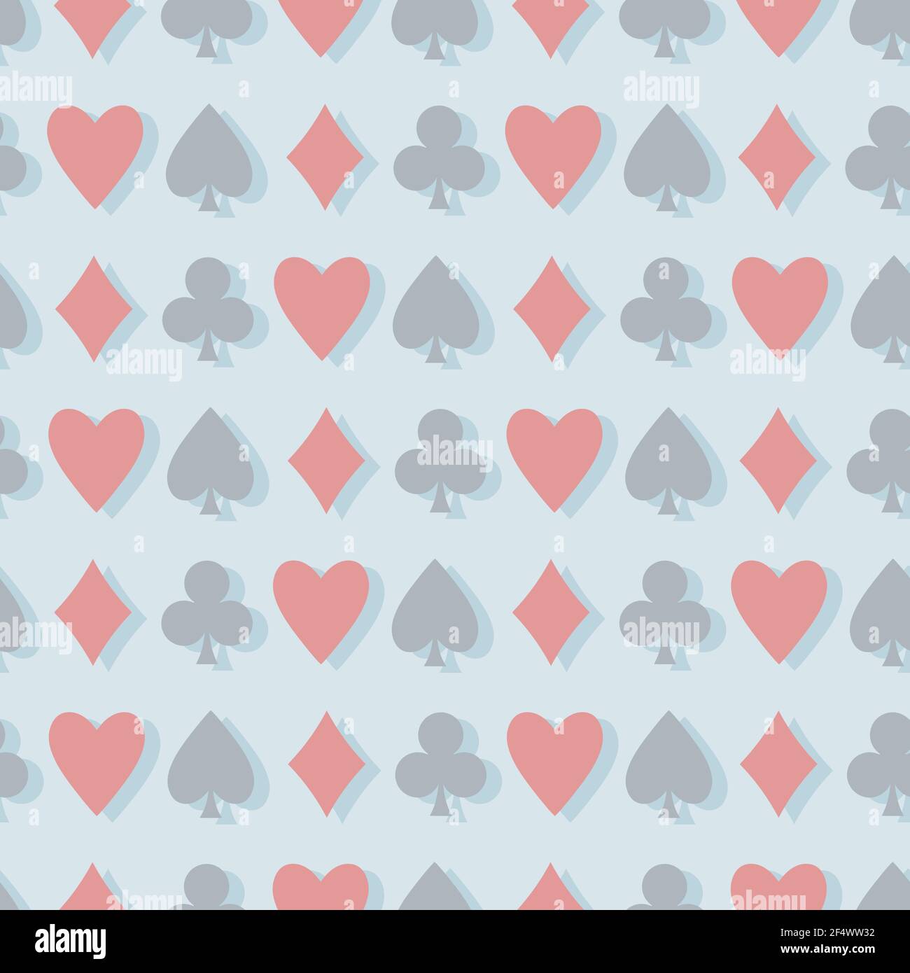 Casino vector texture. Vector poker seamless design. Card game casino ...