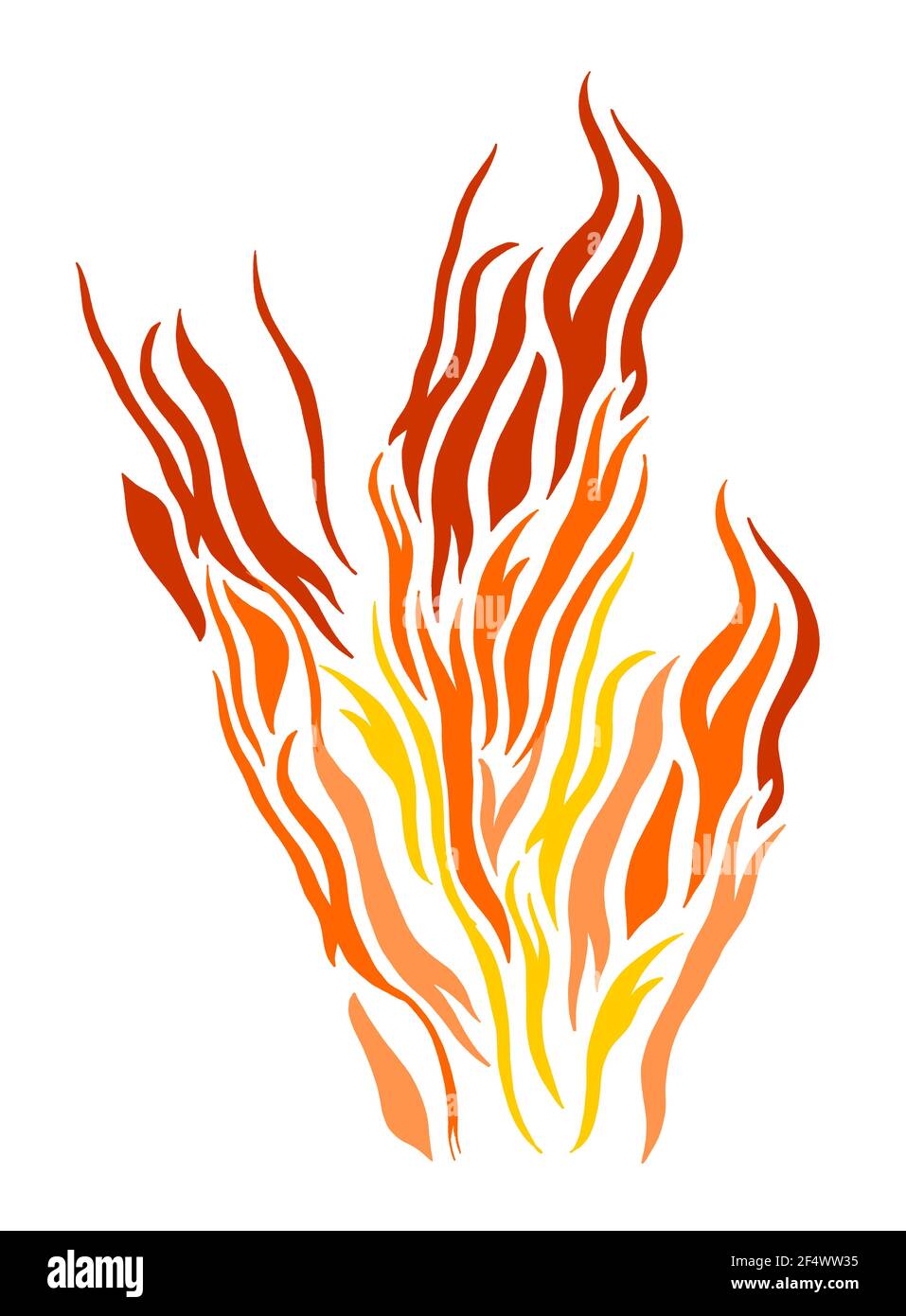 Fire streaks Stock Vector Images - Alamy
