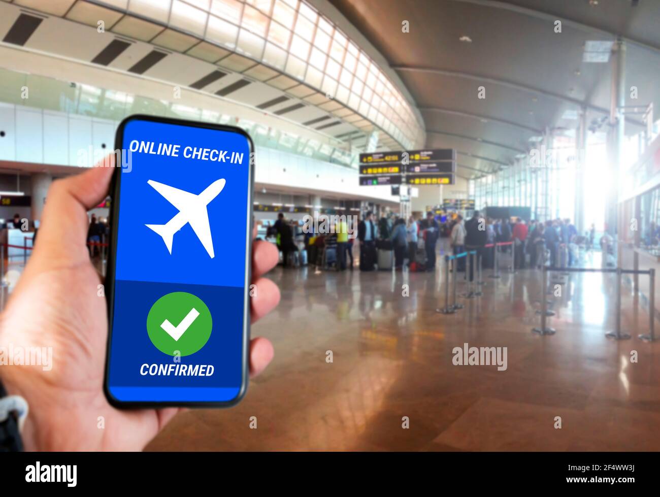 Airport Online Check In High Resolution Stock Photography and Images ...