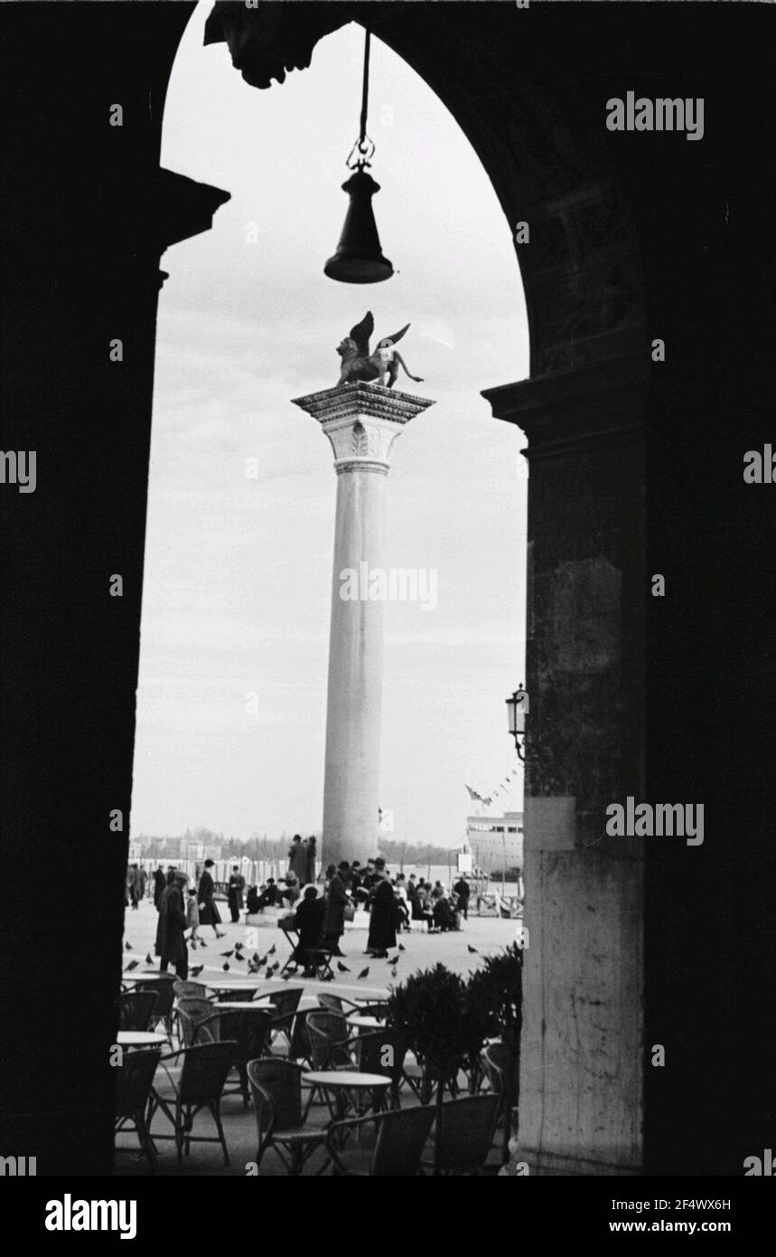 Travel Photos Italy. Venice. View from pillar arcs of the Biblioteca ...