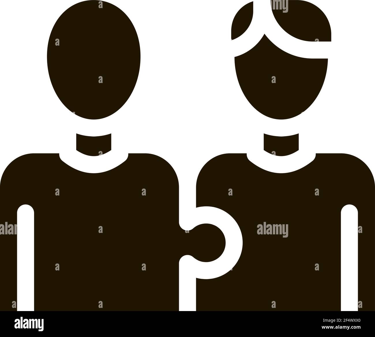 Human One Whole Icon Vector Glyph Illustration Stock Vector Image & Art ...