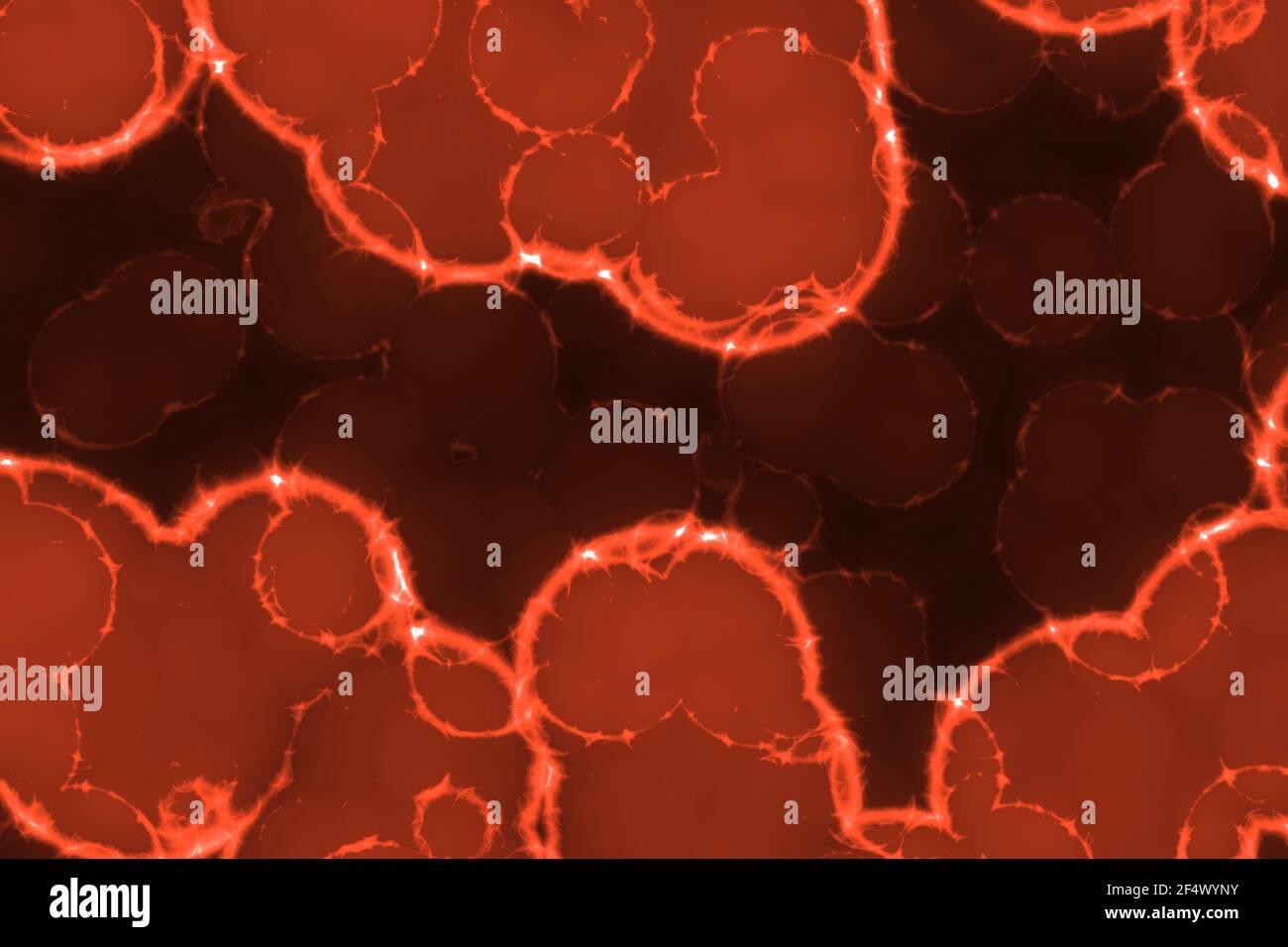 modern red murky biological damaged cg background or texture ...