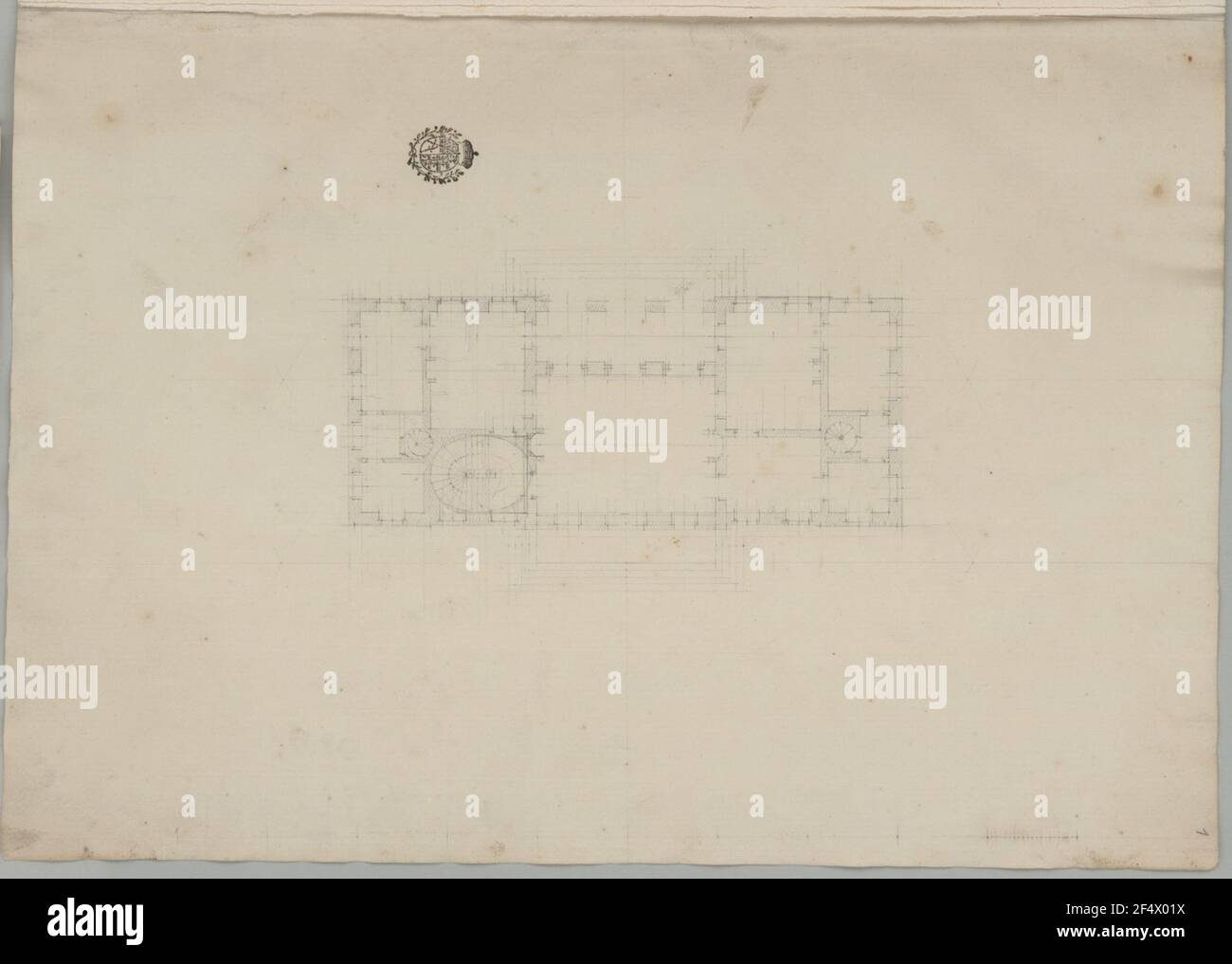 Castle, design, floor plan Stock Photo - Alamy