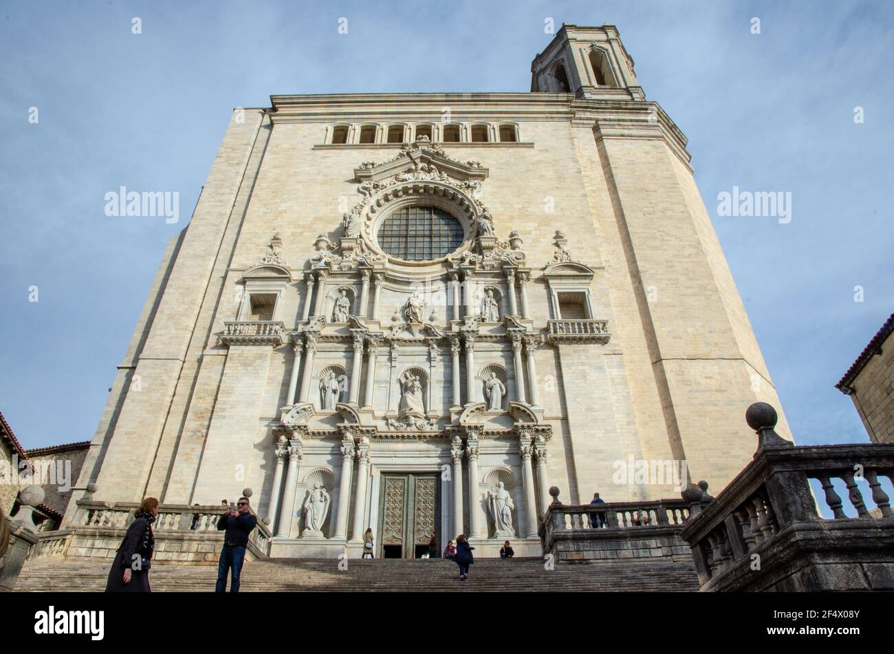 Gates of girona cathedral hi-res stock photography and images - Alamy