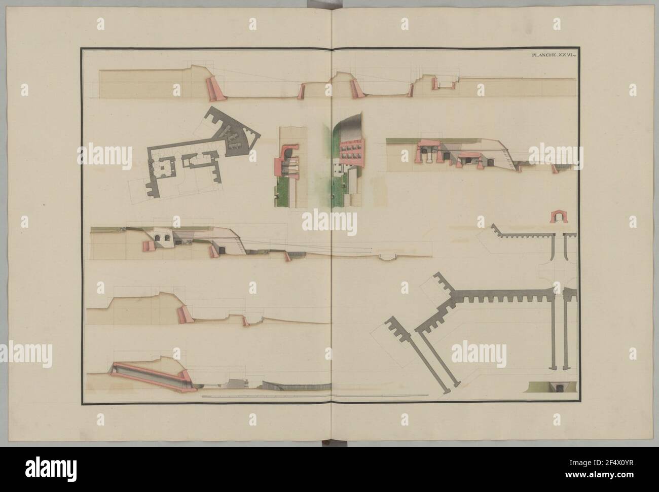Fortress construction, ideal designs, bastionian attachment, floor ...