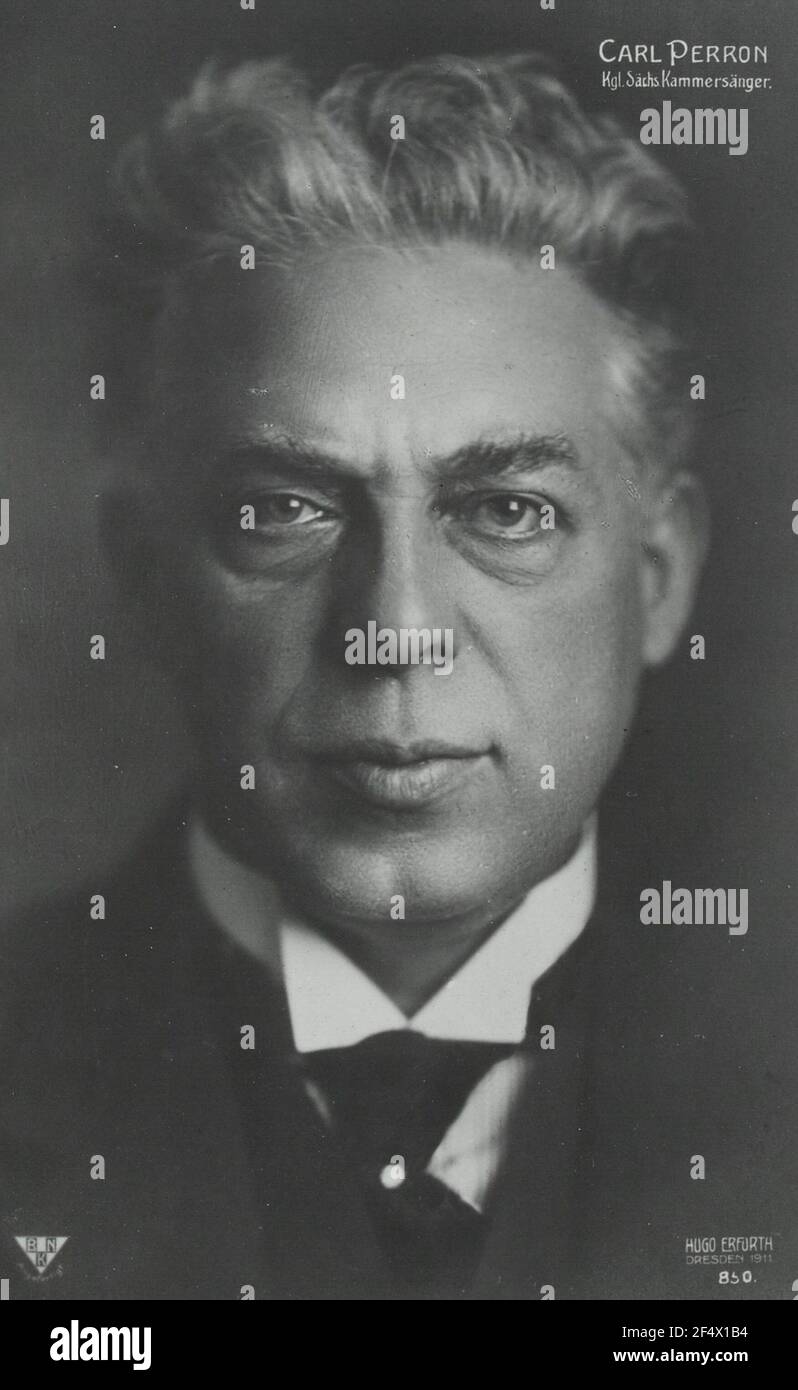 Portrait Carl Perron Stock Photo - Alamy