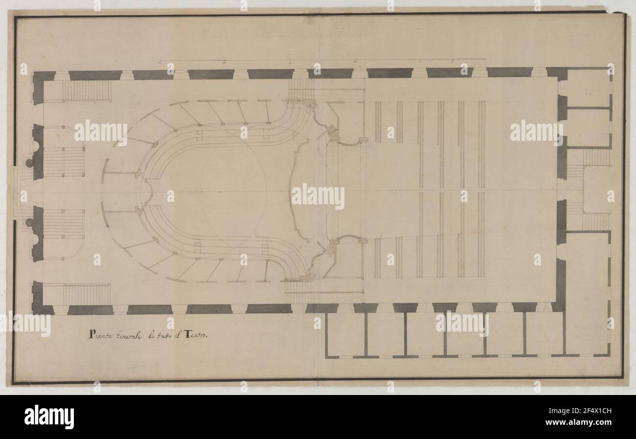 Small theater, design, floor plan Stock Photo - Alamy