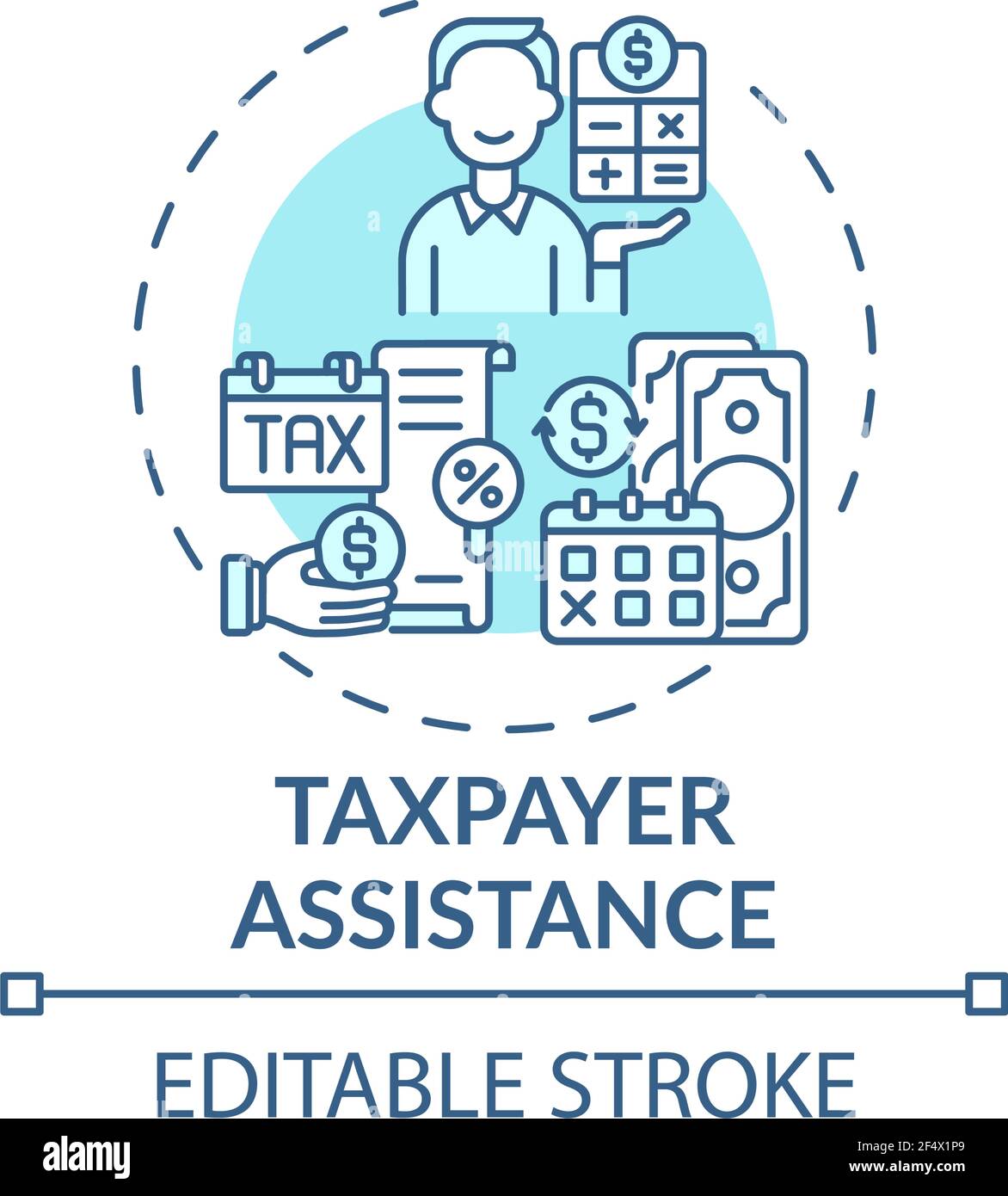 Taxpayer Stock Vector Images - Alamy