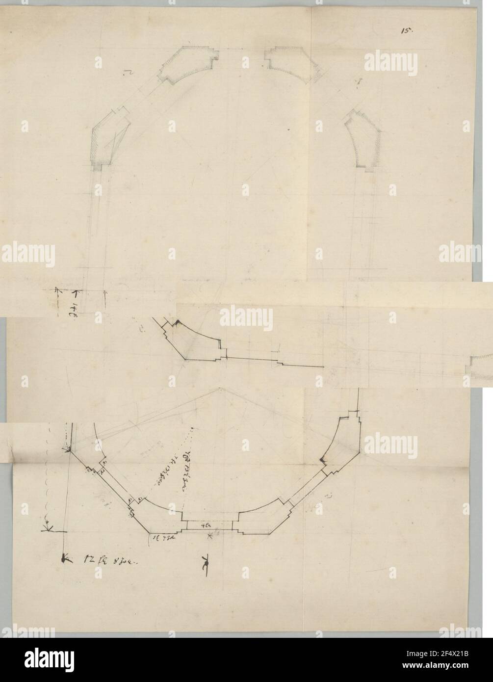 Floor plan elevation drawings hi-res stock photography and images - Alamy