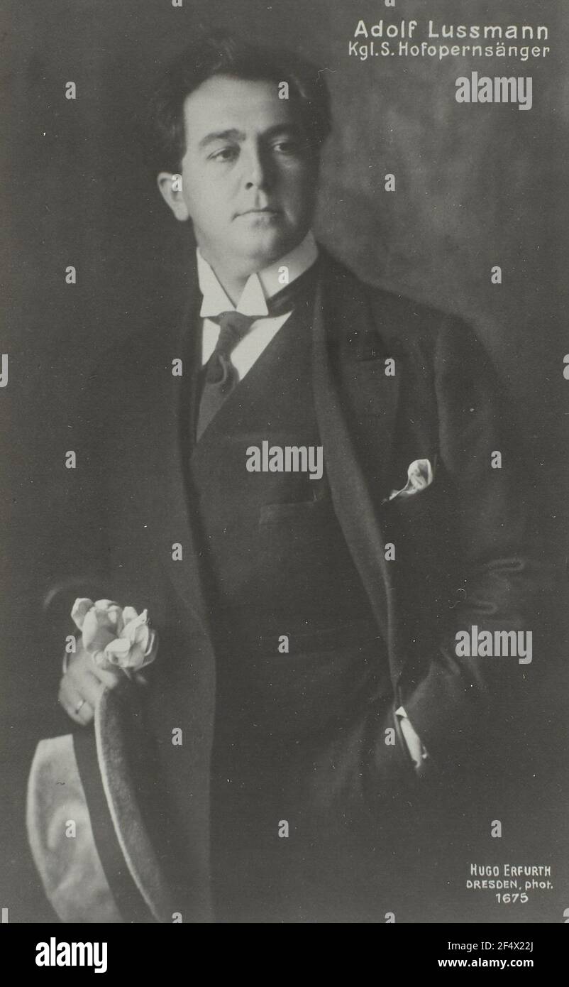 Portrait Adolf Lussmann Stock Photo - Alamy