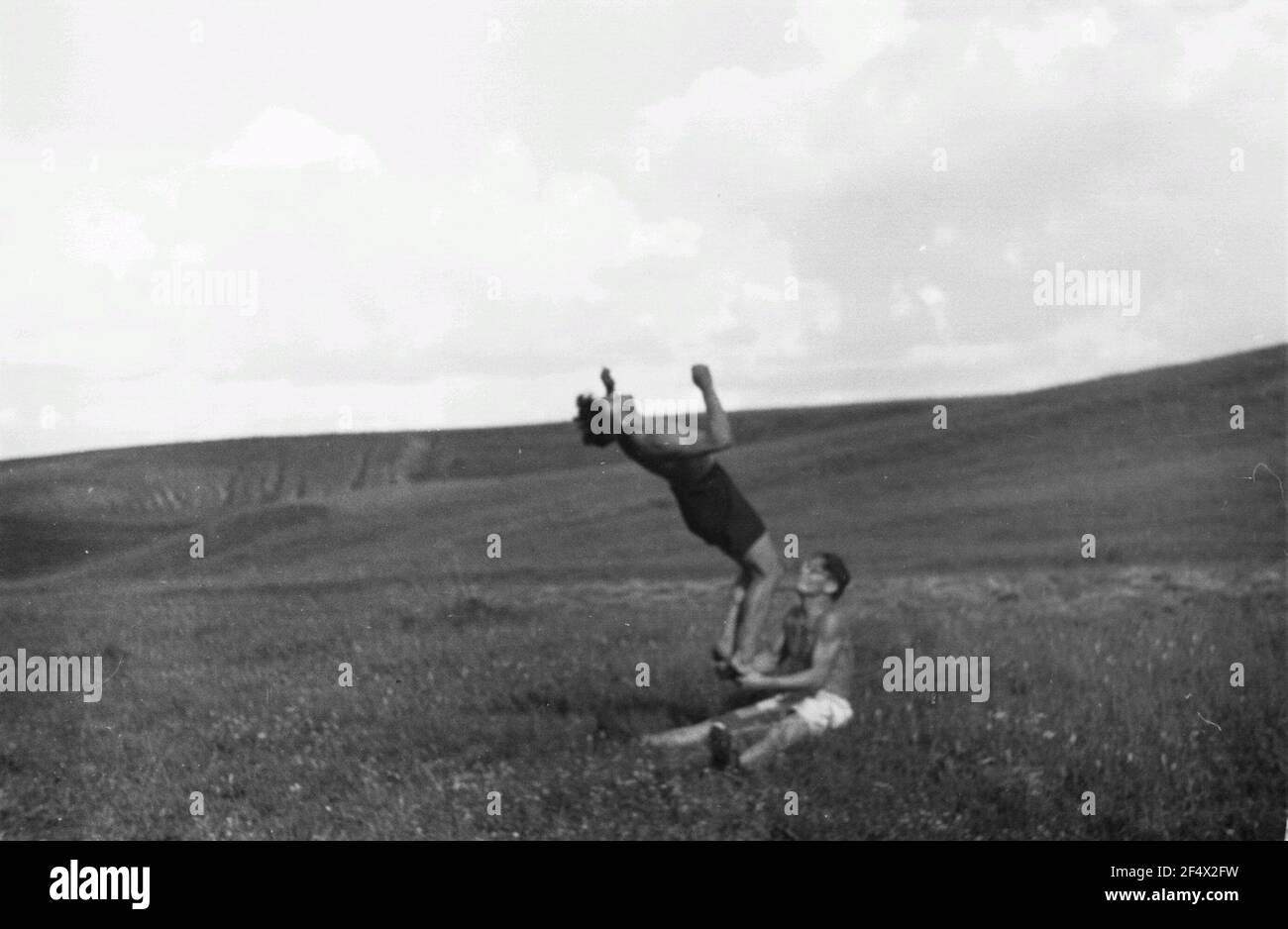 Second World War. For billeting. Soviet Union. Two relatives of the ...
