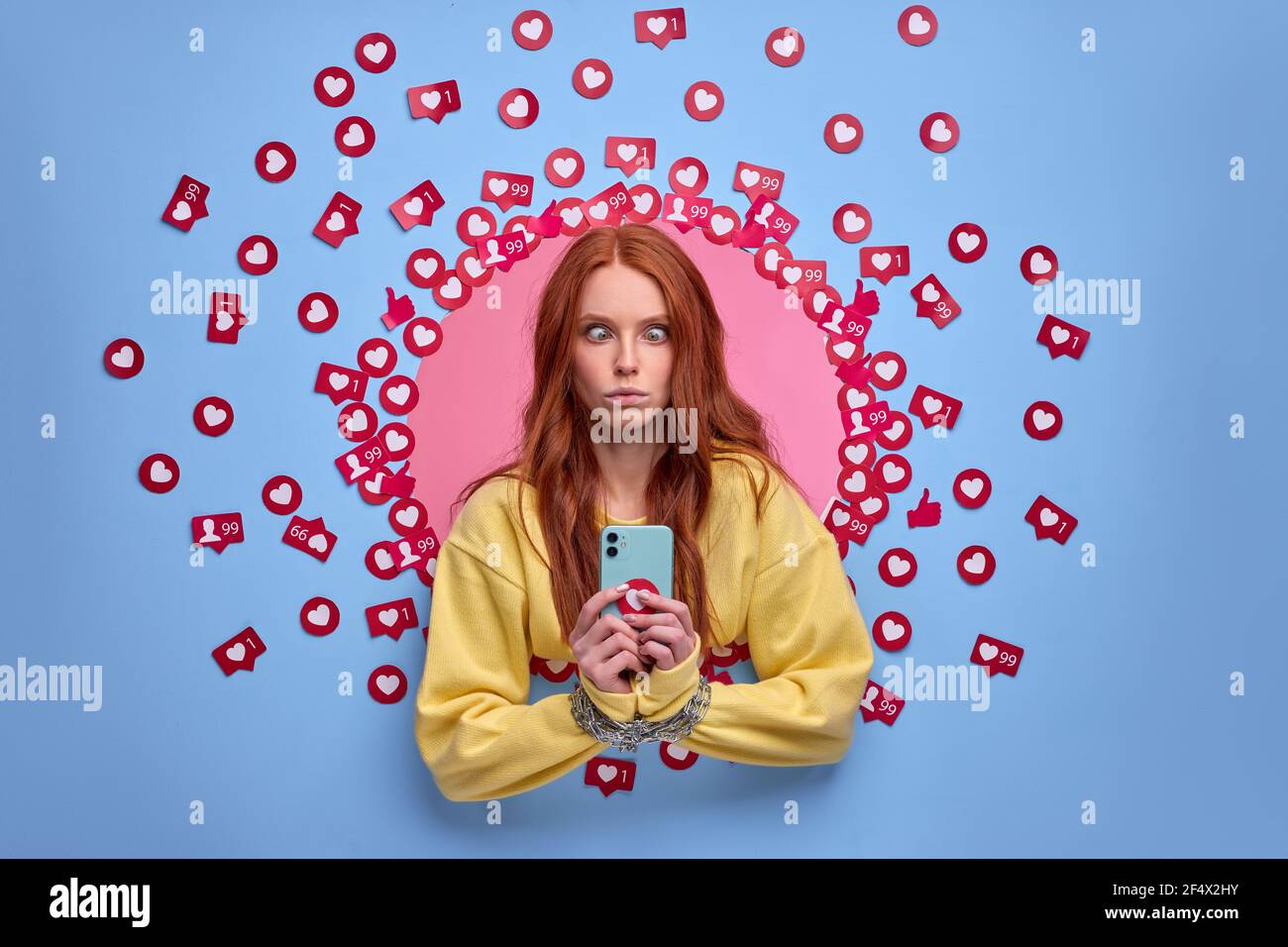 Man chained cell hi-res stock photography and images - Alamy