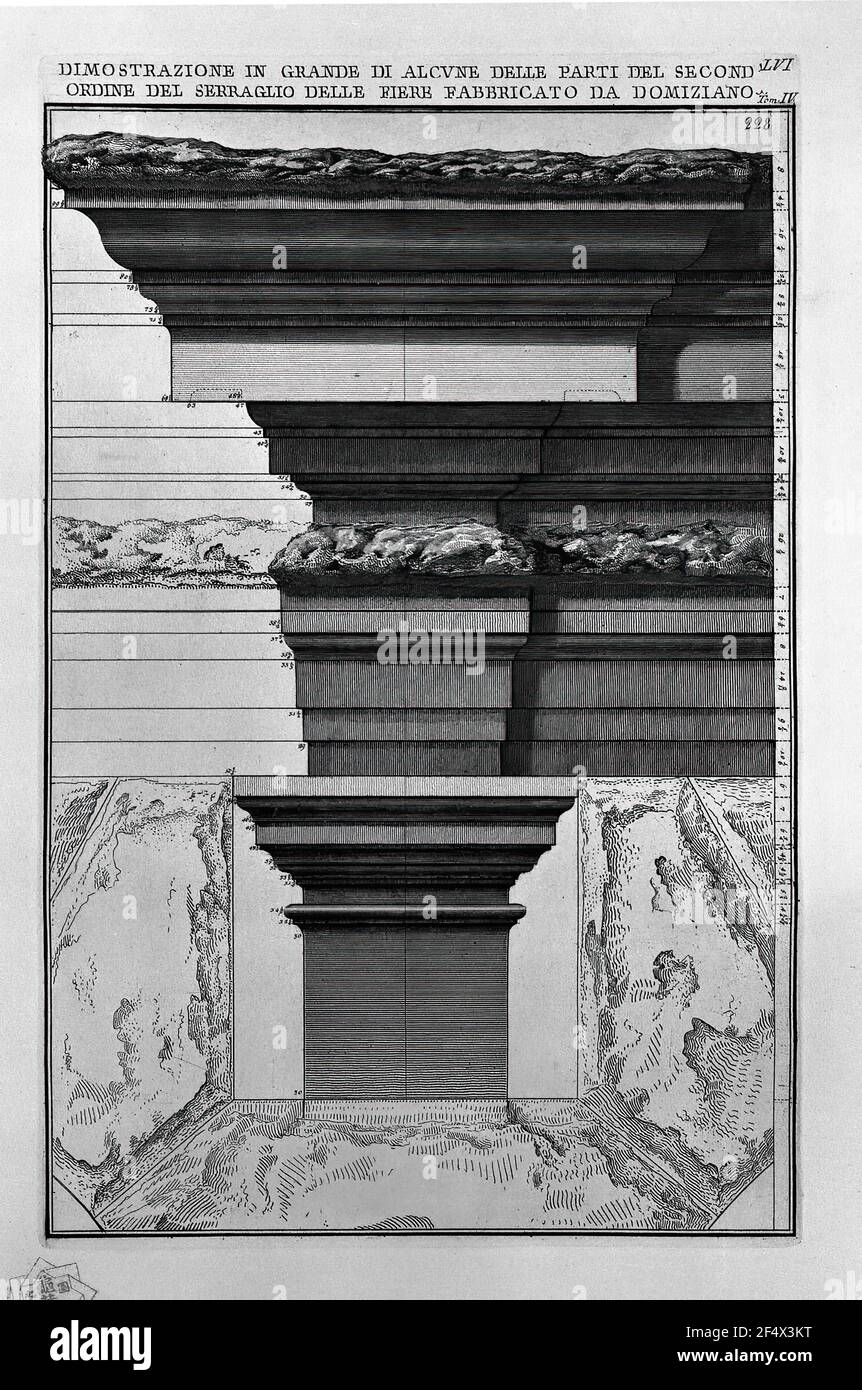 Giovanni Battista Piranesi - Roman Antiquities 4 Plate LVI Vist Some ...