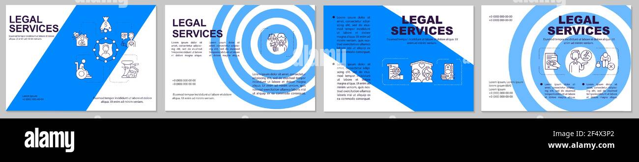 Legal services brochure template Stock Vector Image & Art - Alamy