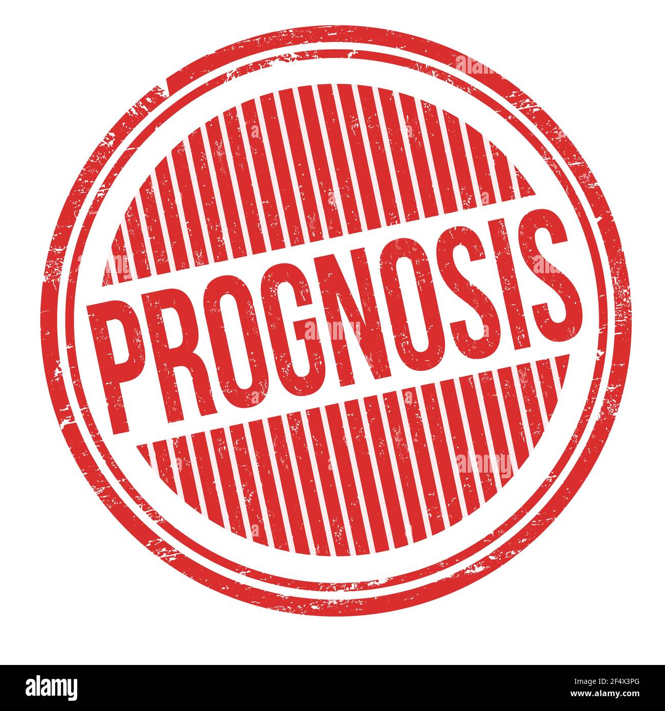 Prognosis grunge rubber stamp on white background, vector illustration ...