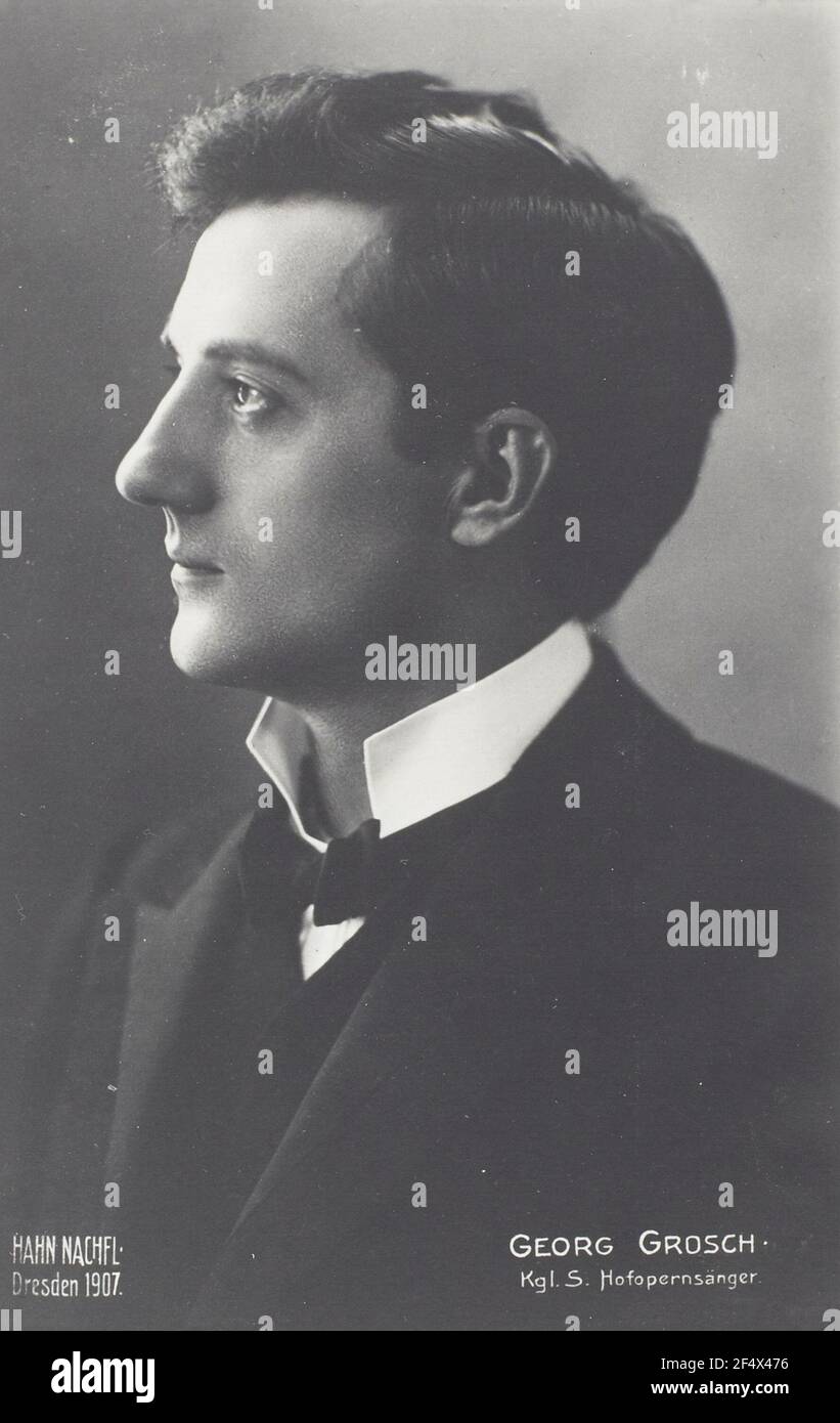 Portrait Georg Grosch Stock Photo - Alamy