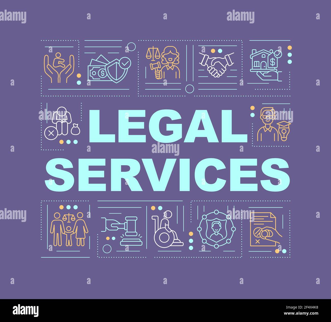 Legal services word concepts banner Stock Vector Image & Art - Alamy