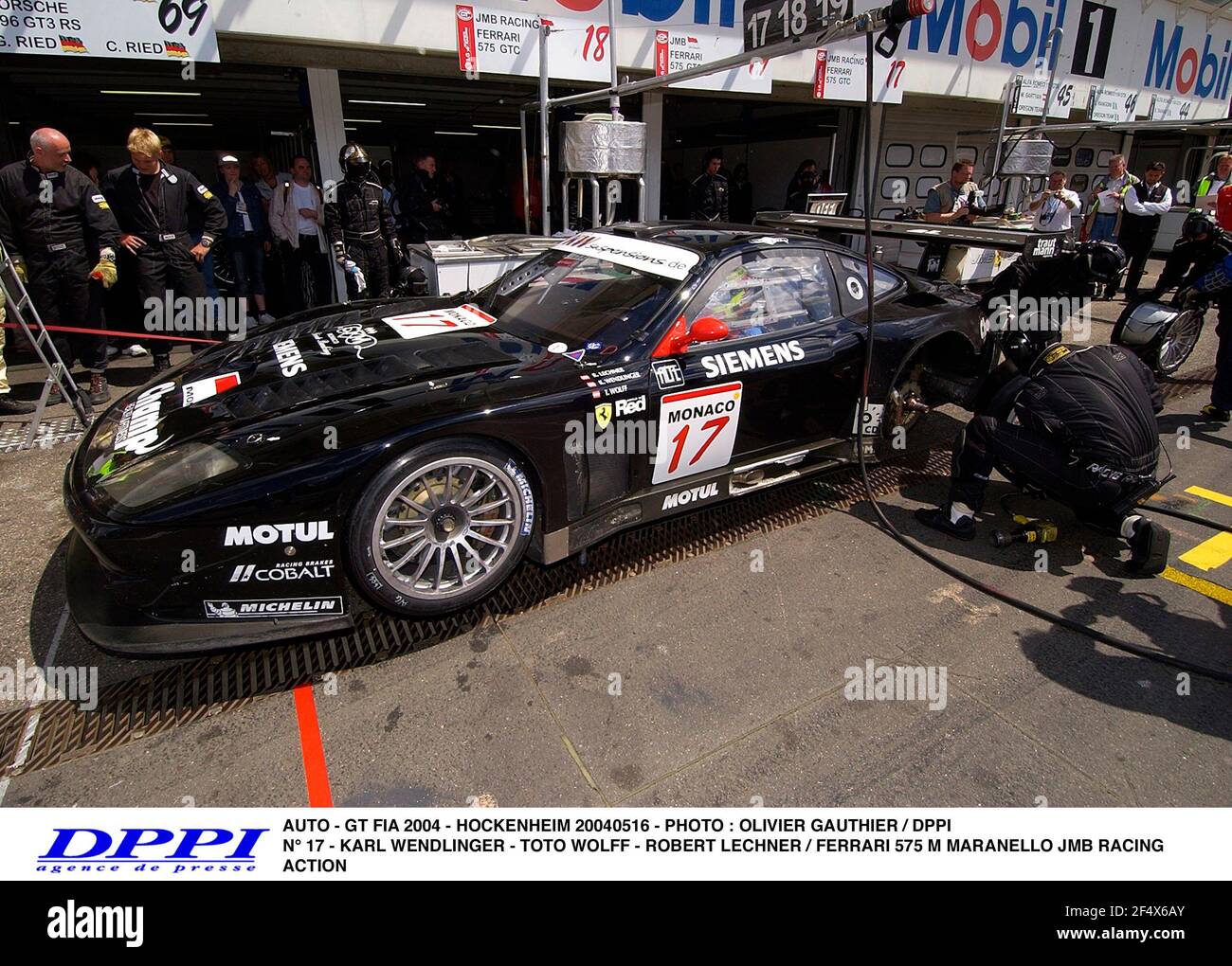 Auto Gt Fia 2004 Hockenheim 20040516 Photo Olivier Gauthier Dppi N° 17 Karl