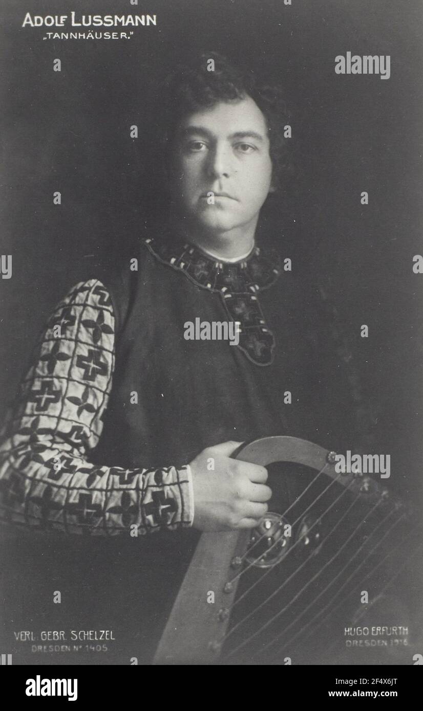 Adolf Lussmann as Tannhäuser Stock Photo - Alamy