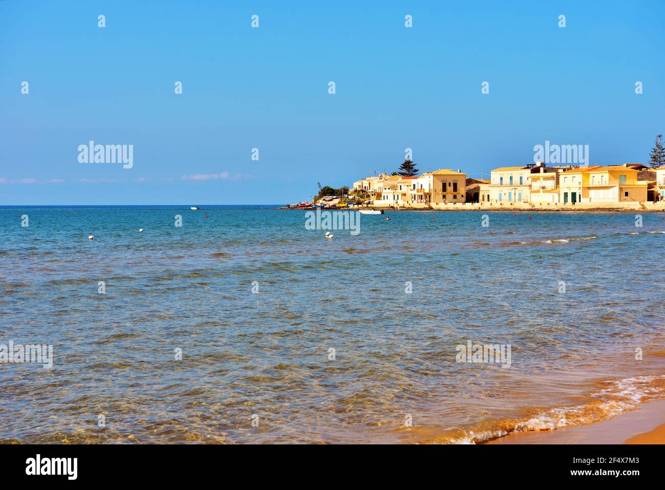 sampieri beach Ragusa Sicily Italy Stock Photo - Alamy