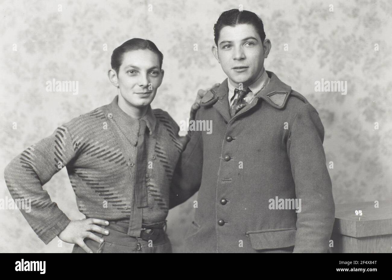 Two prisoners of war French (group Maguer Stock Photo - Alamy
