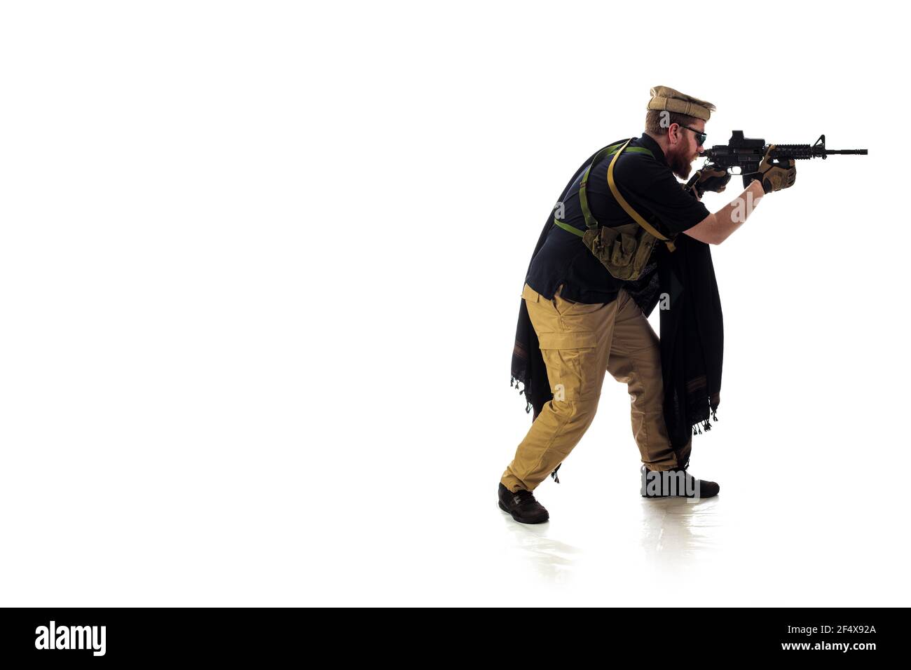 man in military outfit CIA agent, which is similar to the clothing of a ...