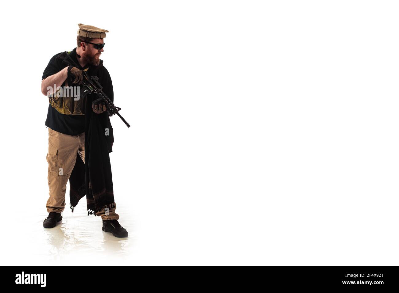 man in military outfit CIA agent, which is similar to the clothing of a ...