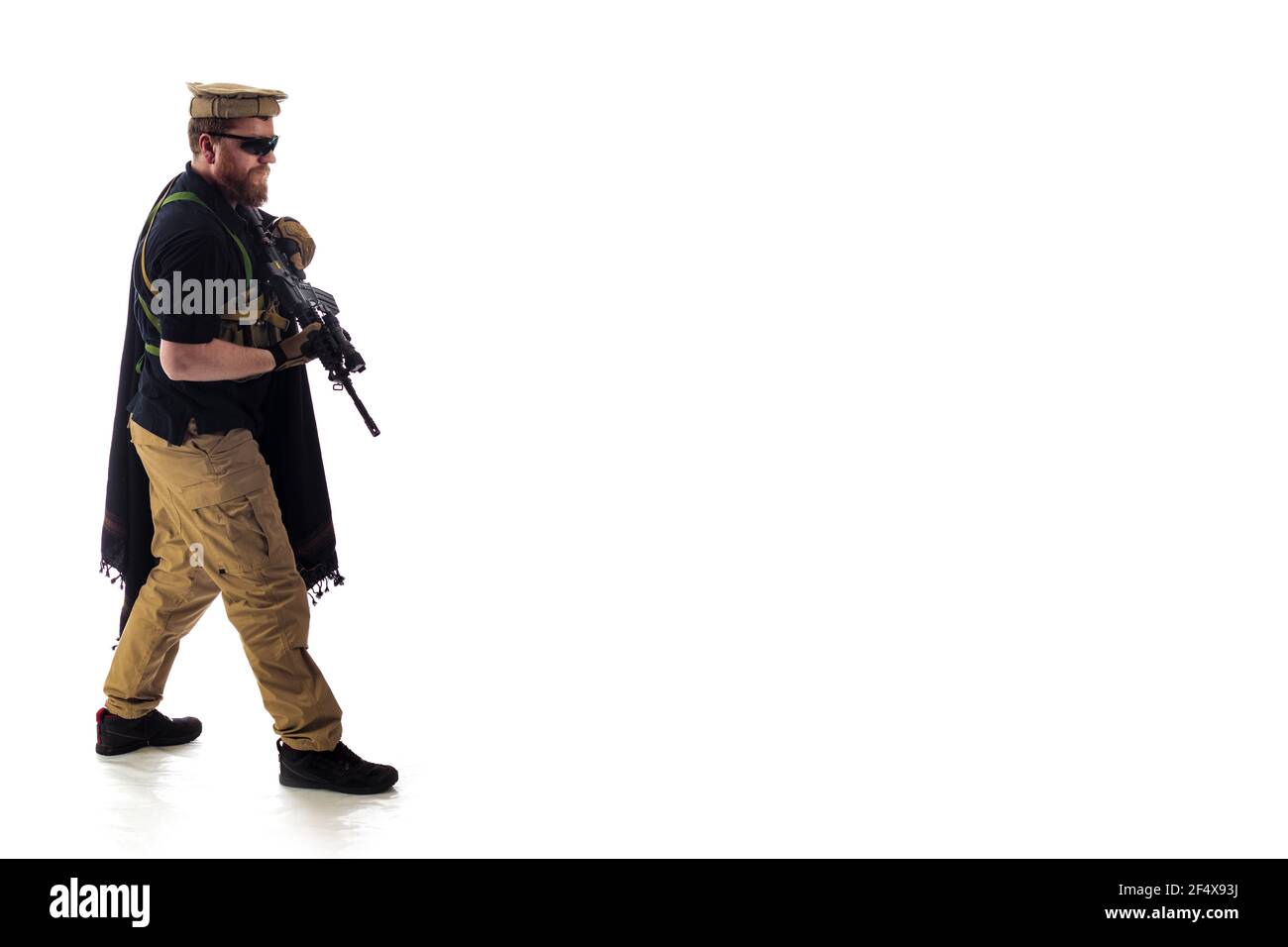 man in military outfit CIA agent, which is similar to the clothing of a ...