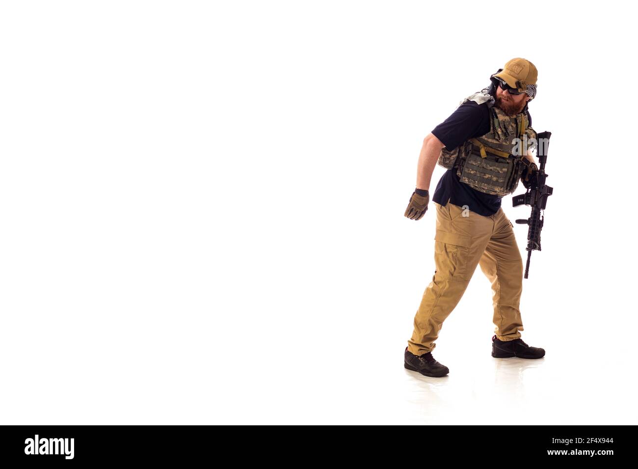 man in military outfit of the CIA, which is similar to the clothing of ...