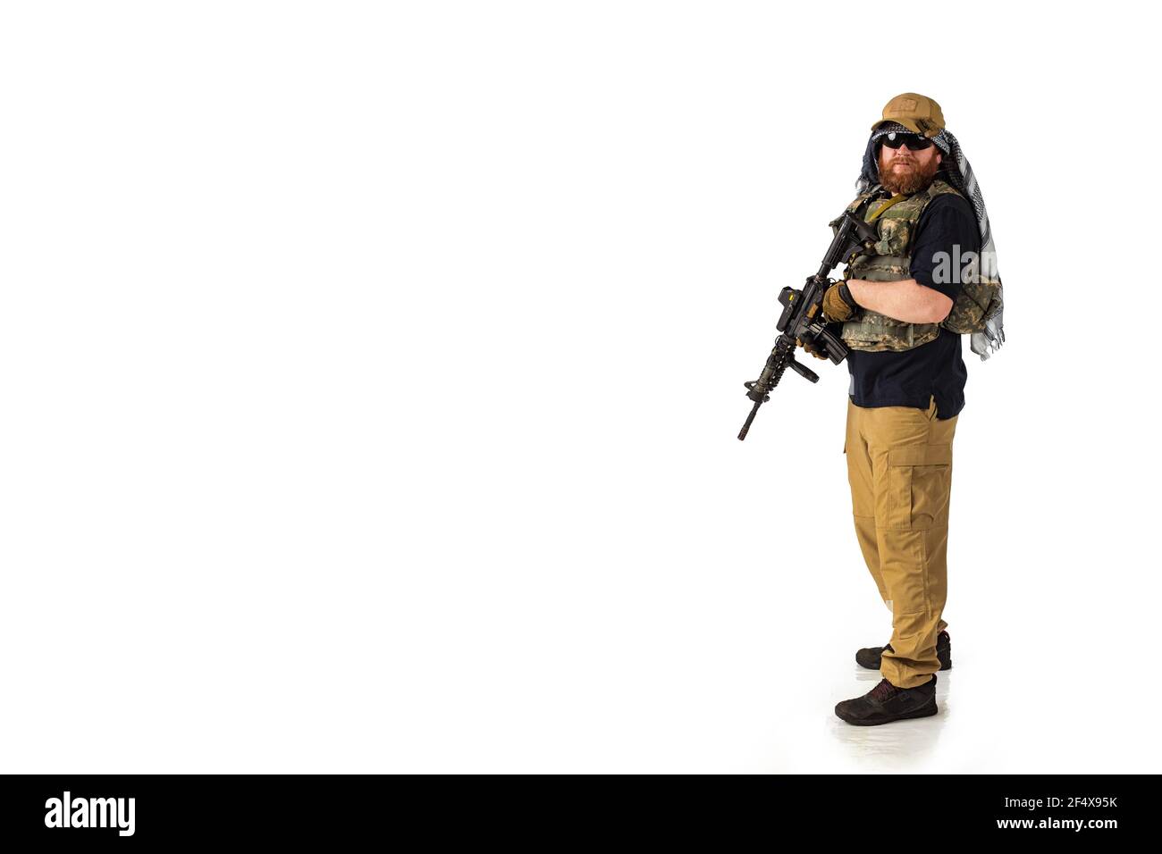 man in military outfit of the CIA, which is similar to the clothing of ...