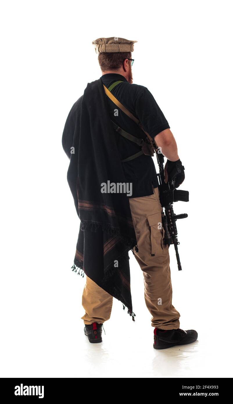 man in military outfit CIA agent, which is similar to the clothing of a ...