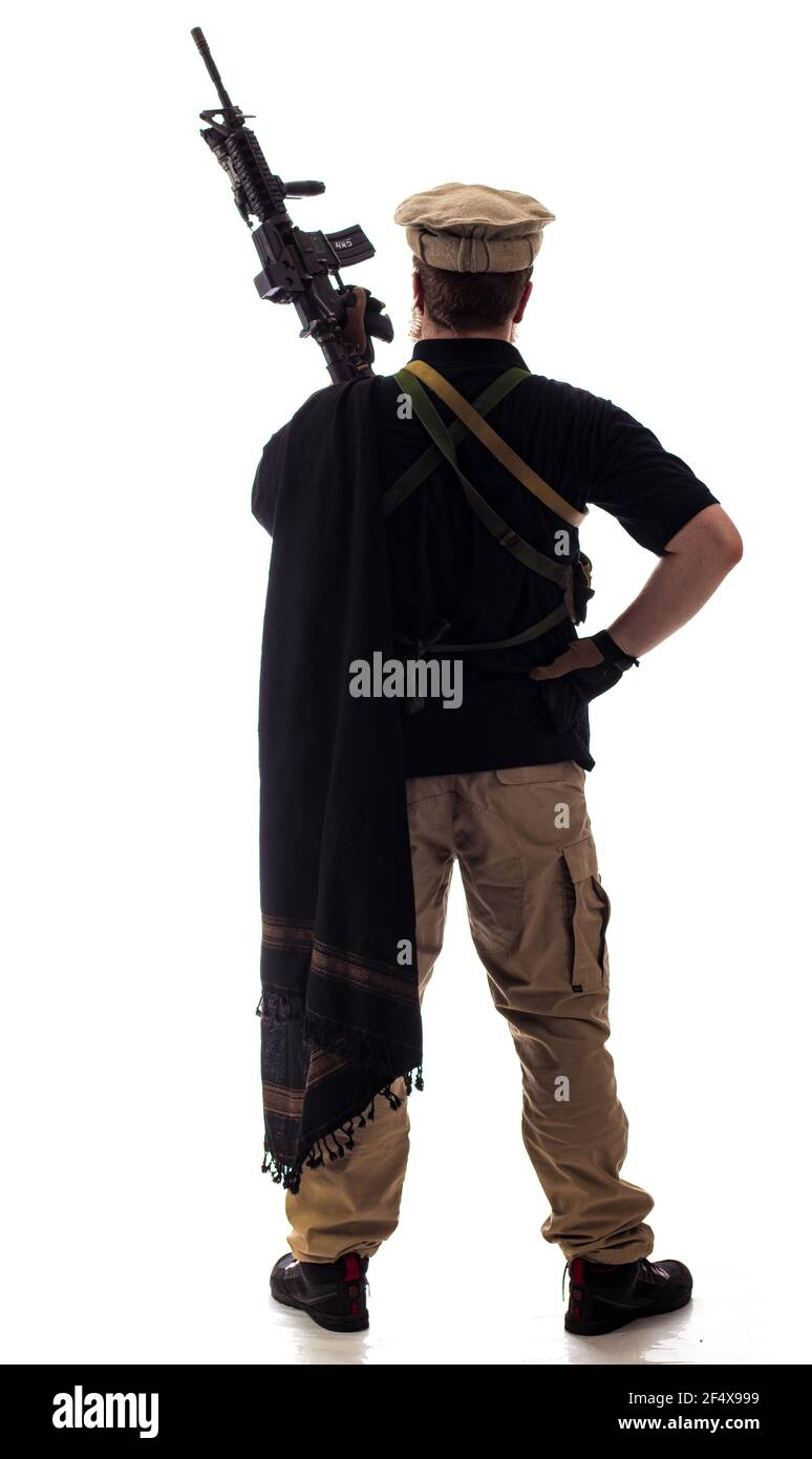 man in military outfit CIA agent, which is similar to the clothing of a ...