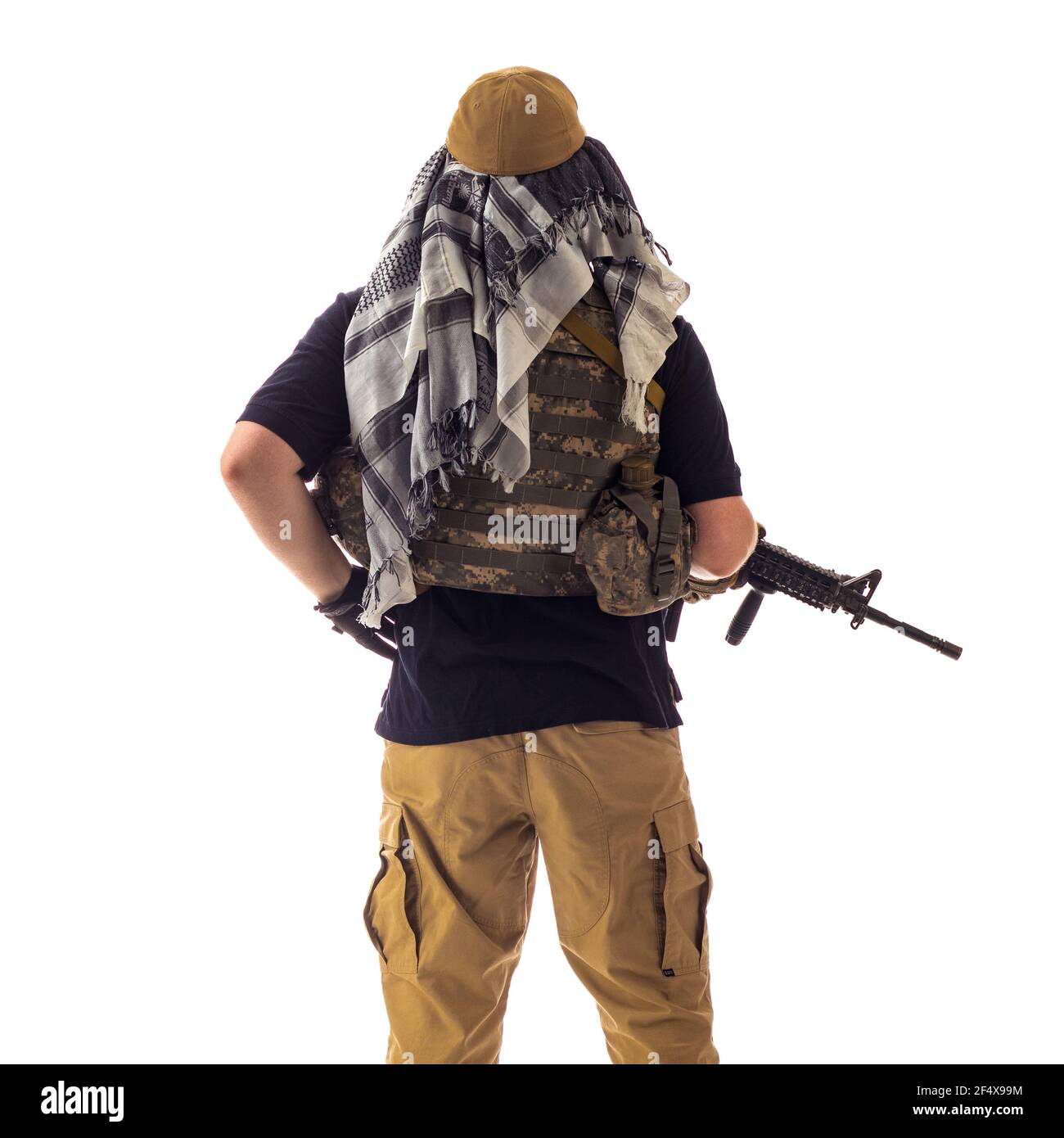 man in military outfit of the CIA, which is similar to the clothing of ...