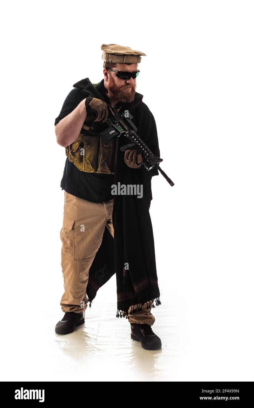man in military outfit CIA agent, which is similar to the clothing of a ...