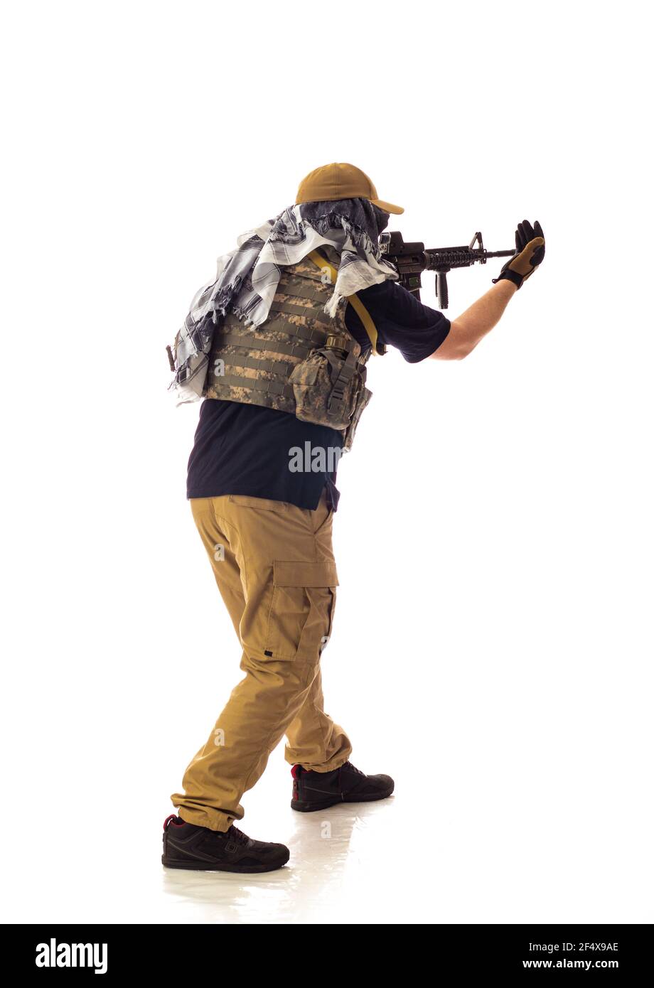 man in military outfit of the CIA, which is similar to the clothing of ...