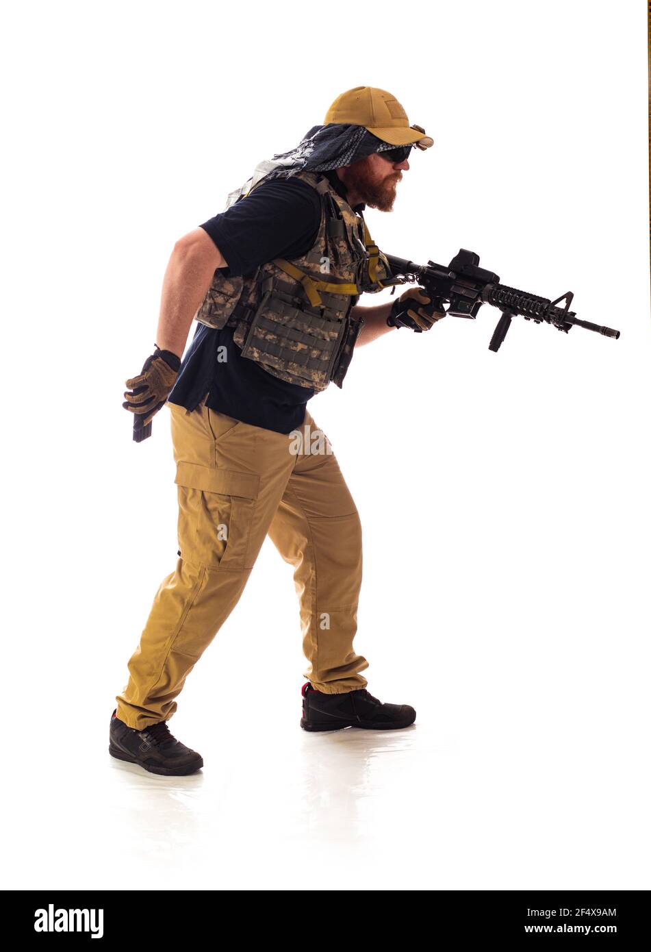 man in military outfit of the CIA, which is similar to the clothing of ...