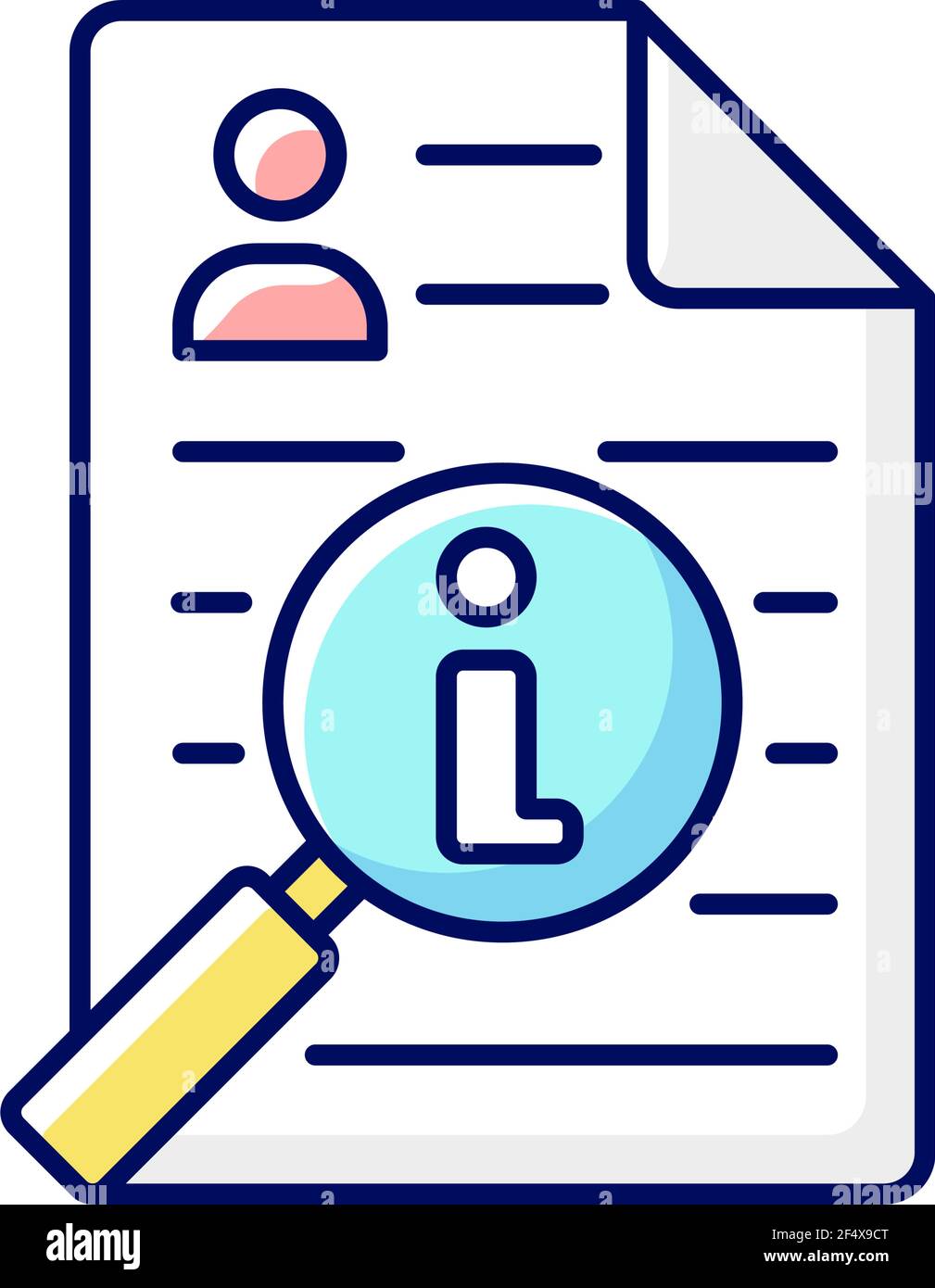 Information broker RGB color icon Stock Vector Image & Art - Alamy