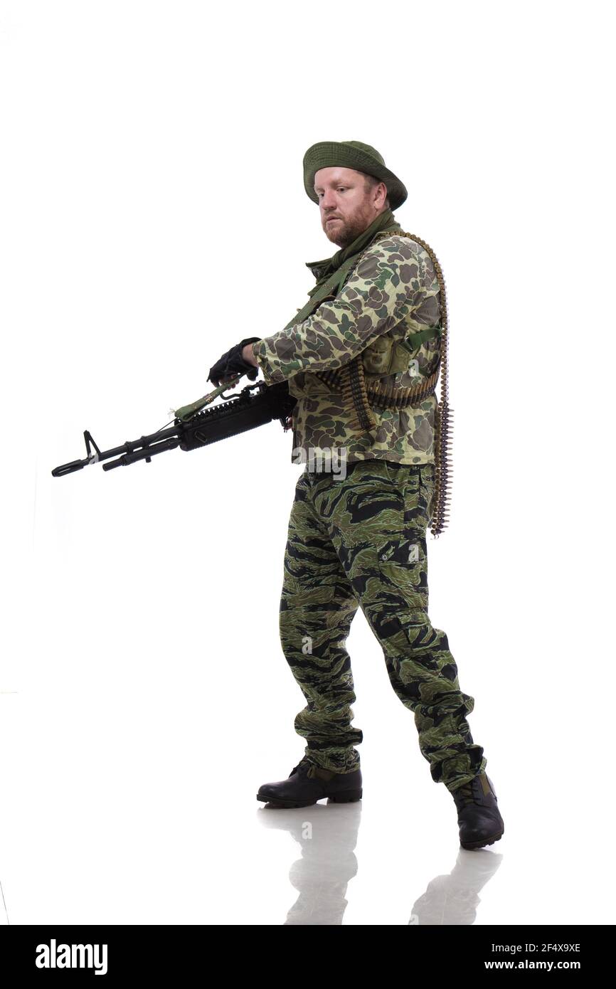 1970s soldier camouflage hi-res stock photography and images - Alamy