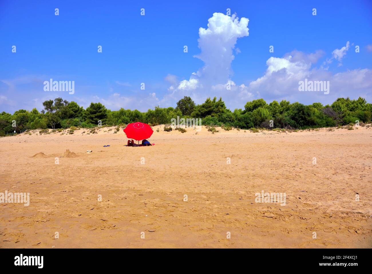 sampieri beach Ragusa Sicily Italy Stock Photo - Alamy