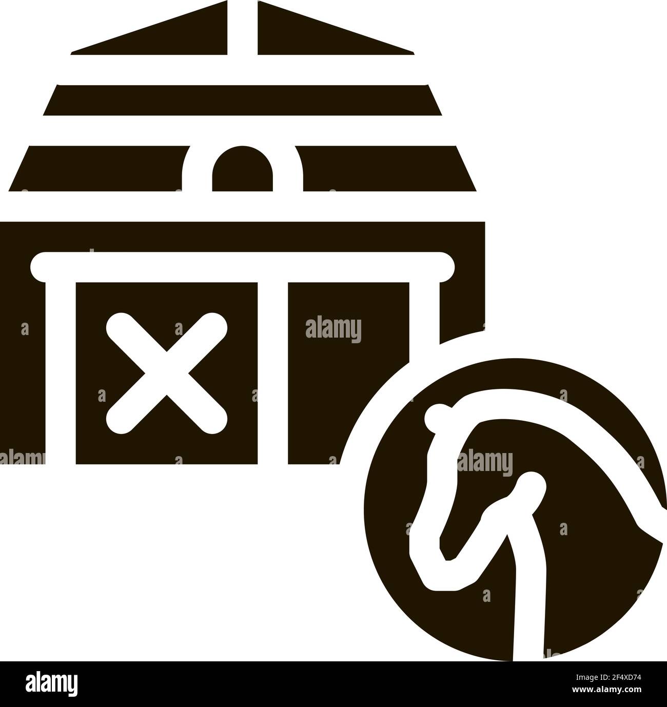 Building equestrian Stock Vector Images - Alamy