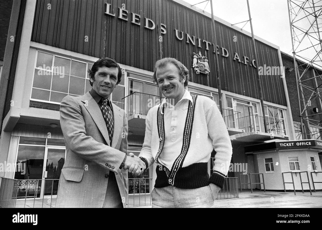 Billy Bremner and Johnny Giles 1974 Stock Photo - Alamy