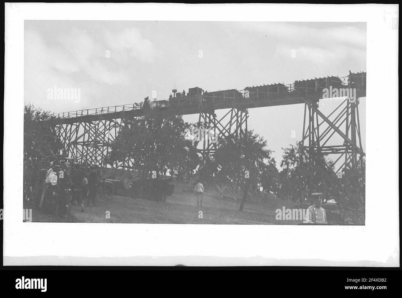 Luga. German railway troops viaduct at Luga Stock Photo - Alamy