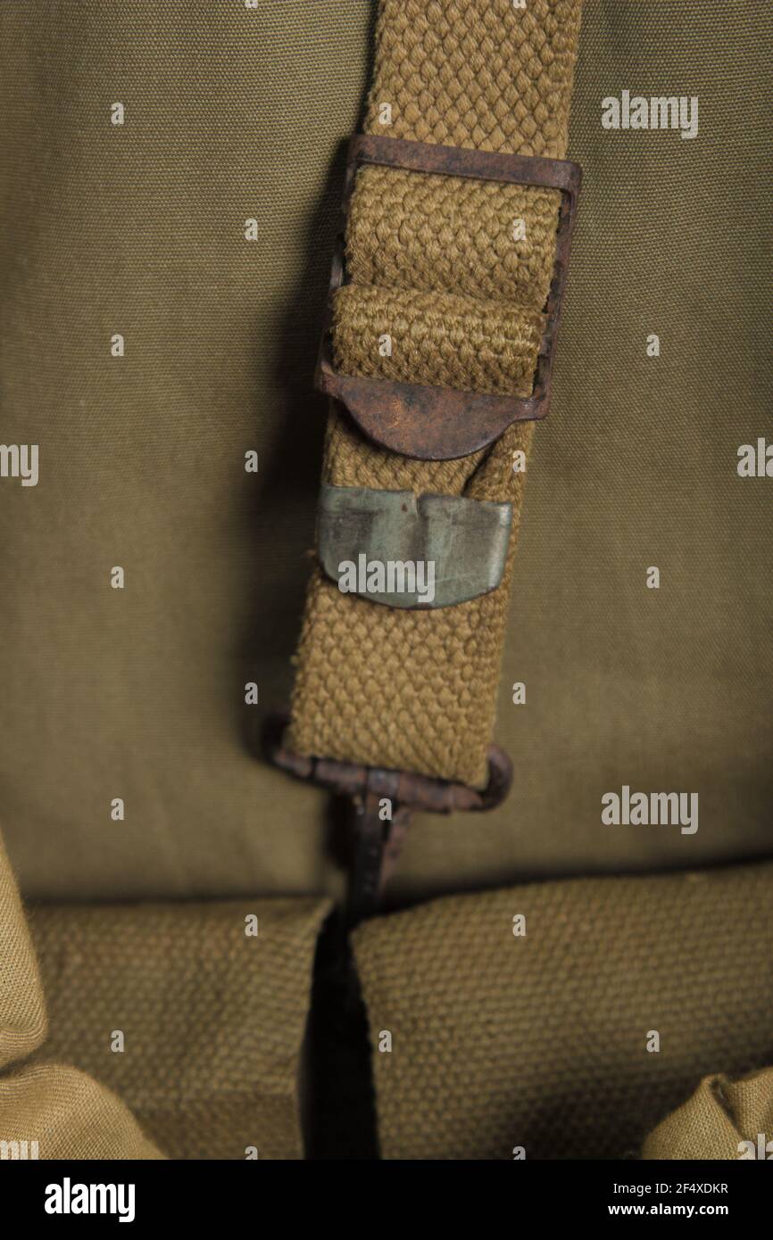 Details of the uniform of the American ranger of the period of the ...