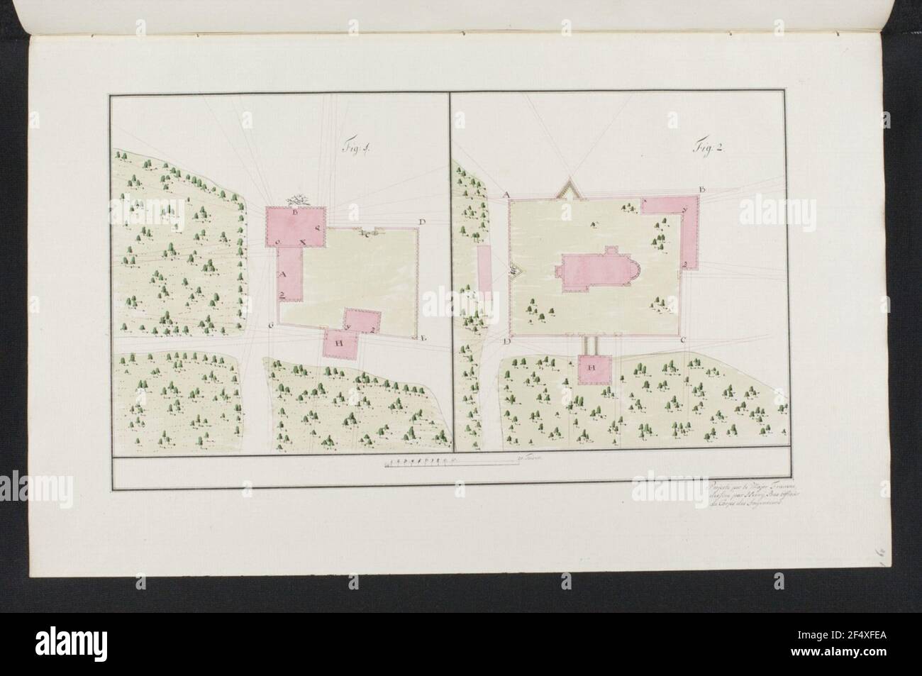 Fortress, ideal presentation, shot lines Stock Photo - Alamy