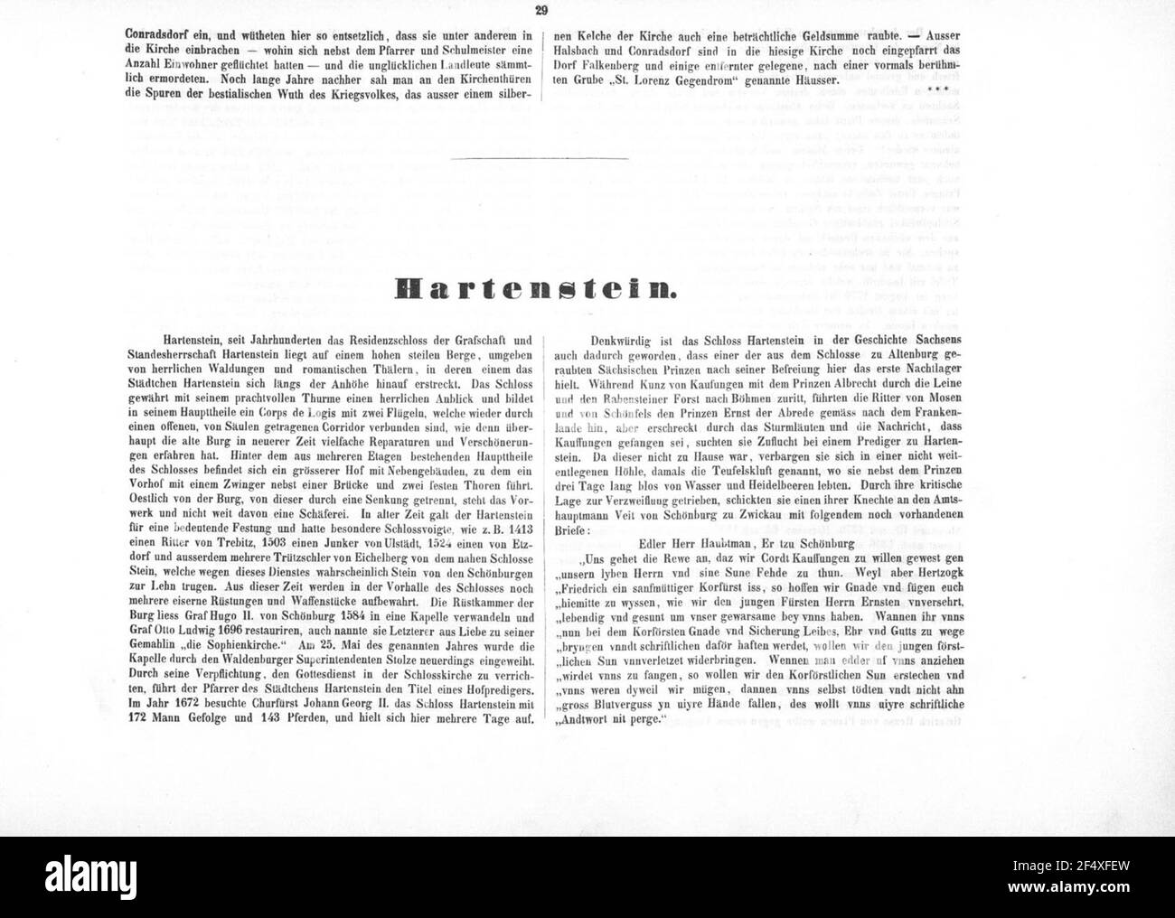 Hartenstein Black and White Stock Photos & Images - Alamy