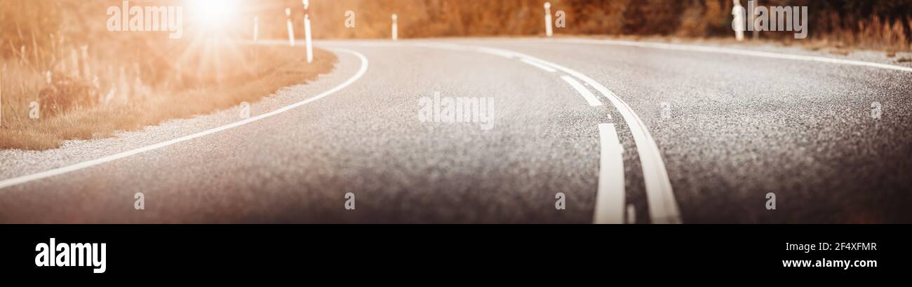 Turn roadway hi-res stock photography and images - Alamy